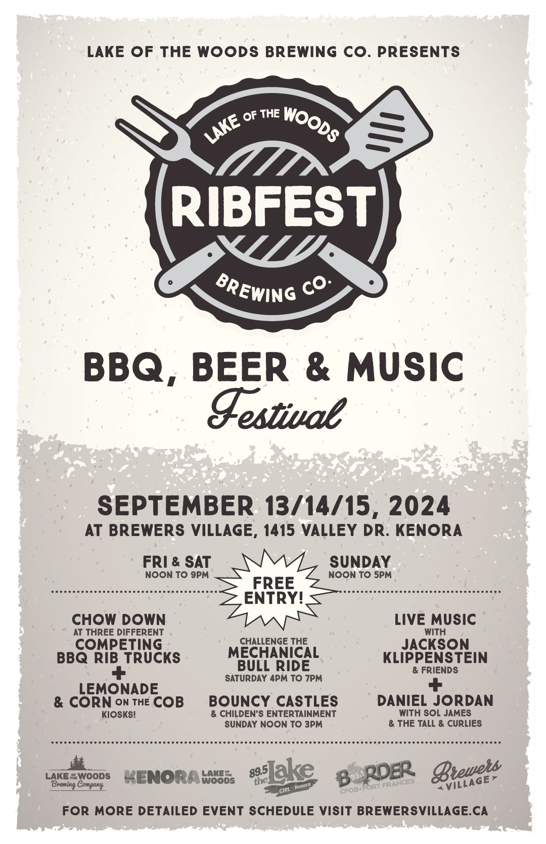 Lake of the Woods Brewing Company RIBFEST - Lake of the Woods Brewing ...